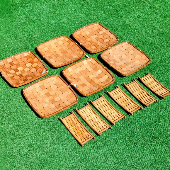 Japanese Tempura/Tapas | Dining | 6pc Japanese 9 Natural Woven Bamboo ...